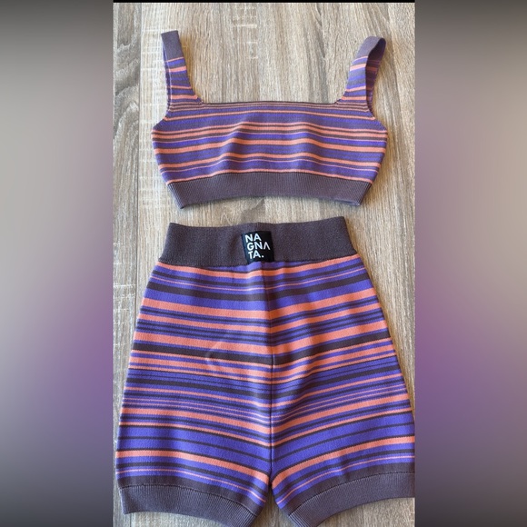 Nagnata | Shorts | Nagnata Lucid Yoni Short And Bra Set In Wildflower ...